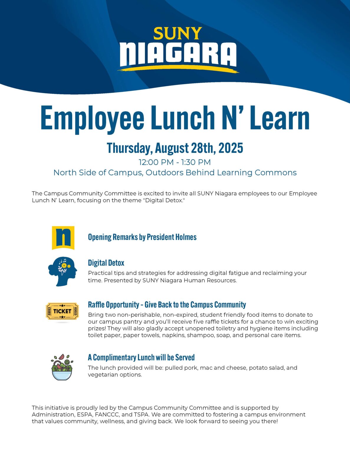 Employee Lunch N’ Learn | SUNY Niagara Today