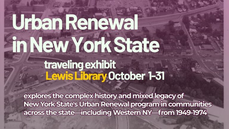 Urban Renewal in New York State | SUNY Niagara Today