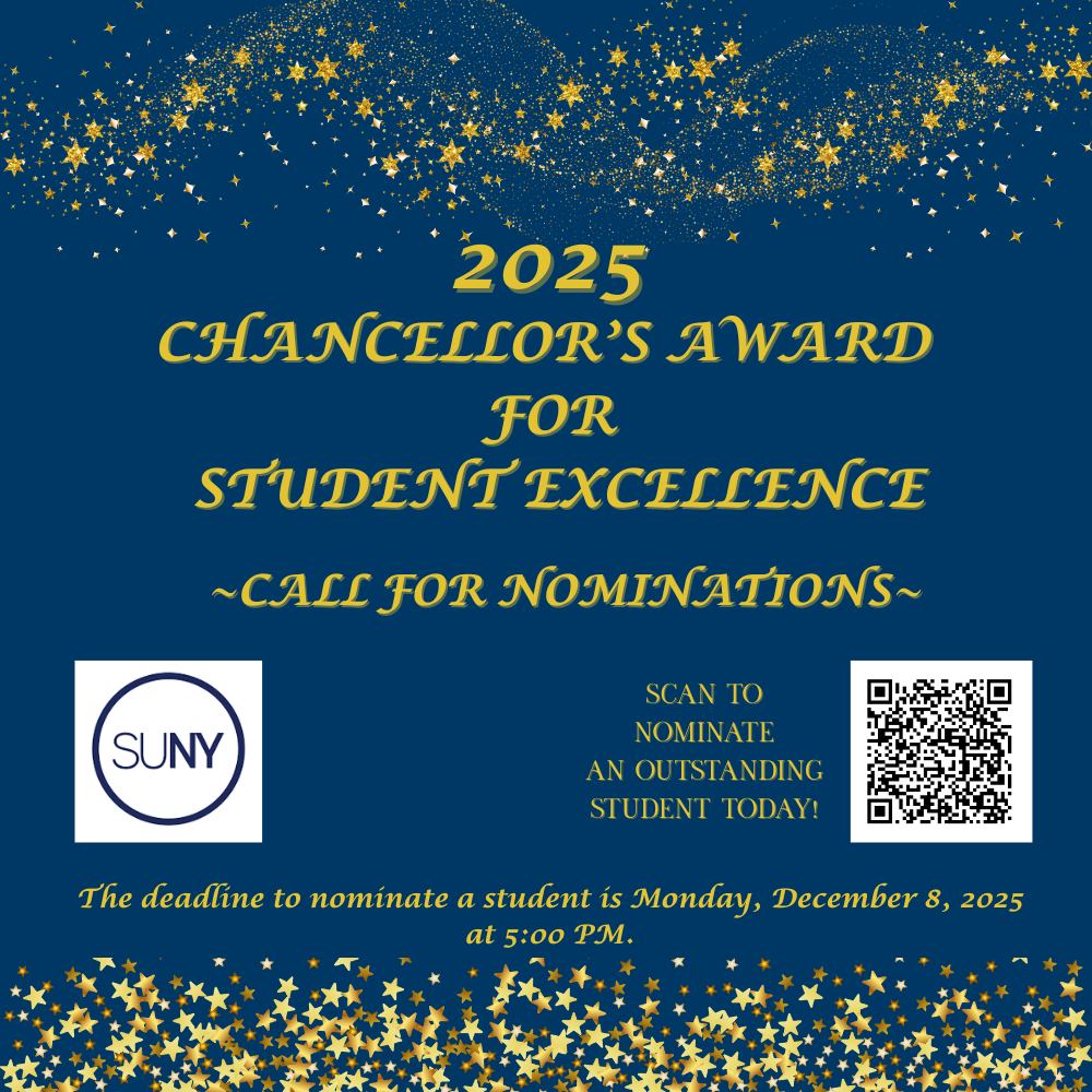 Nominate Students for the SUNY Chancellor’s Award for Student ...