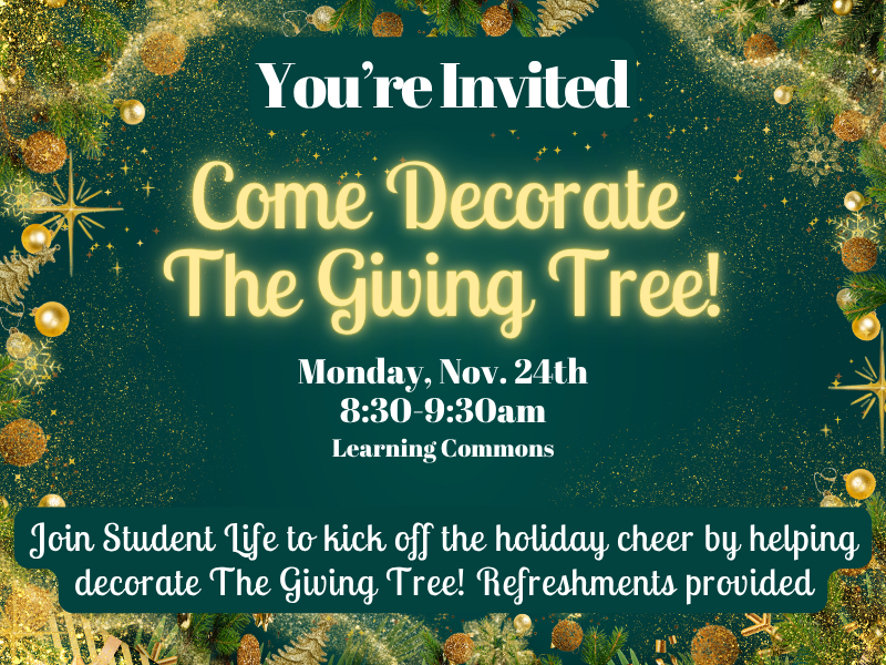 Help Decorate The Giving Tree | SUNY Niagara Today